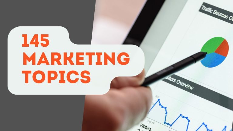 145 Top Marketing Topics For Essays